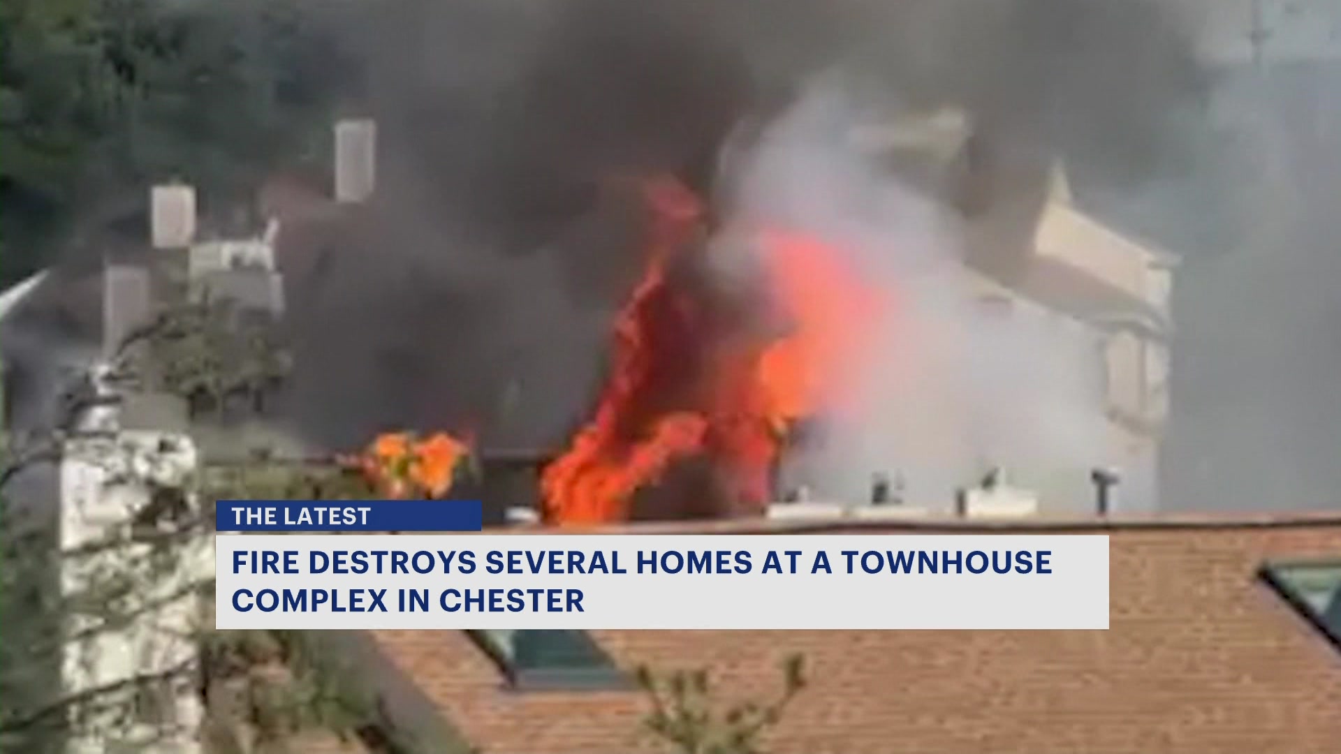 News 12 | Long Island | Heavy smoke and flames captured on video during ...