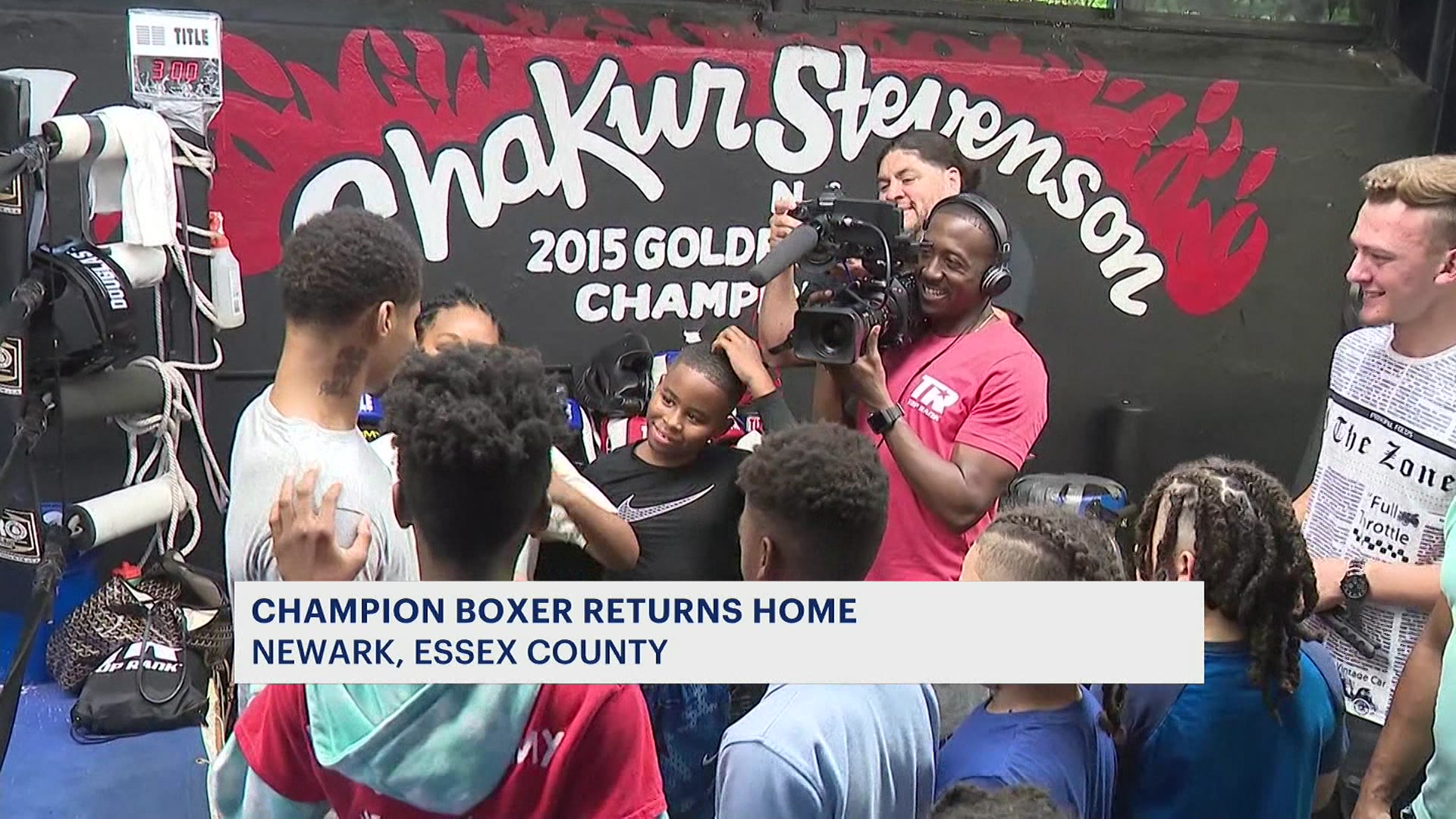 Champion boxer Shakur Stevenson returns home to Newark ahead of big fight