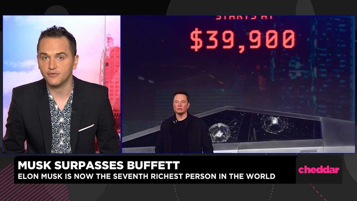 Elon Musk Becomes 7th Wealthiest Person In The World